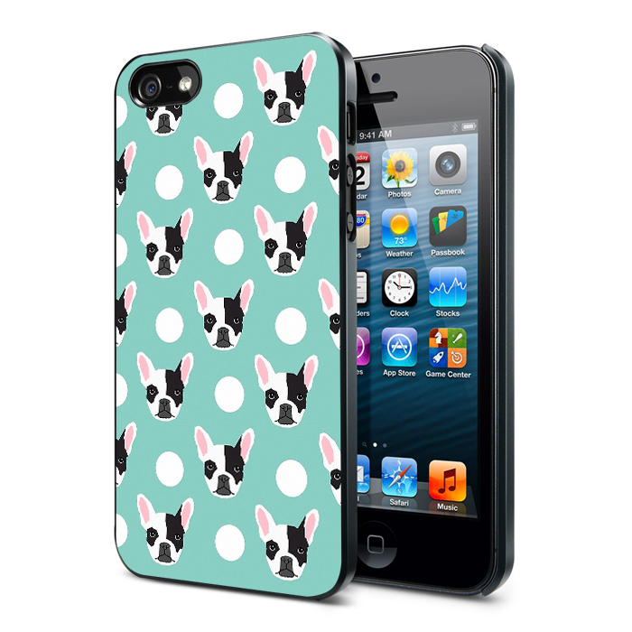 Polkadot Bulldog Pattern Iphone 6 Plus 6 5s 5c 5 4s 4 Samsung Galaxy S6 ...