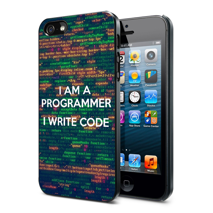 Programmer Write Code Iphone 6 Plus 6 5s 5c 5 4s 4 Samsung Galaxy S6 S5 Mini S4 S3 Note 4 Case 